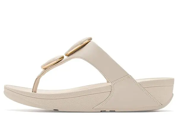 Fitflop Lulu Marbled-stone Wedge Sandals - Beige