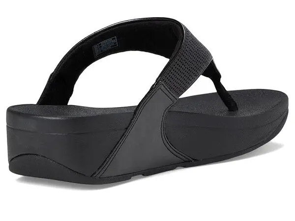 Fitflop Lulu Sequin Wedge Sandals - Black