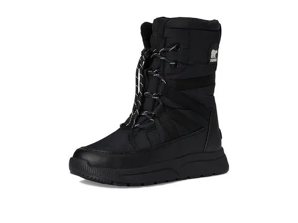 Sorel Whitney Iii Tall Waterproof Lace-up Boots - Black