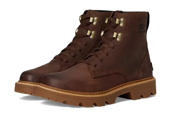 Sorel Lace Up Waterproof Ankle Boots - Brown