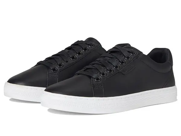 Sorel Cyprus Lx Lace-up Leather Sneakers - Black