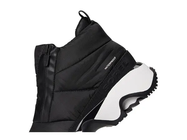 Sorel Kinetic Impact Puffy Zip Waterproof Ankle Boots - Black