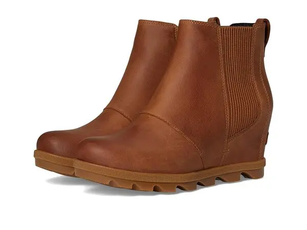 Sorel Joan Rhapsody Chelsea Wedge Boots - Tan
