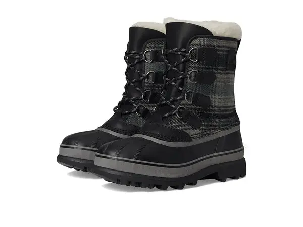 Sorel Waterproof Cold Weather Lace-up Boots - Black/quarry