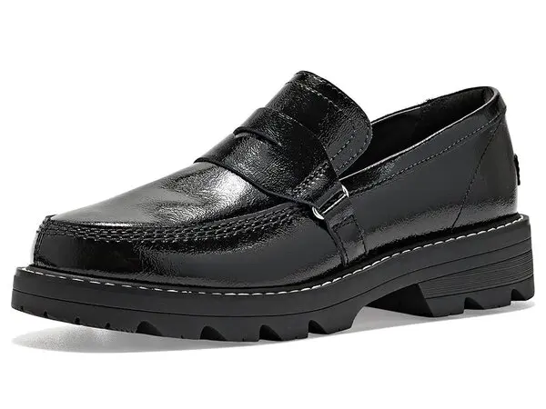 Sorel Revel Ave Loafer Shoes - Black/chalk