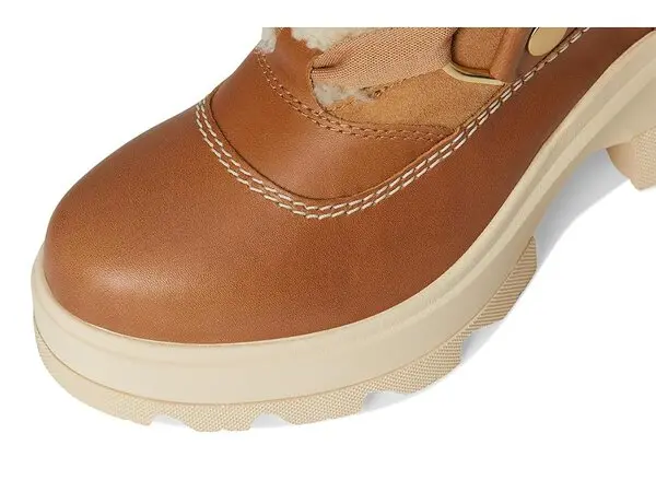 Sorel Joan Frwd Cozy Waterproof Lace-up Block Heel Boots - Brown