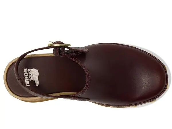Sorel Roam'n Clog Rvt With Rivet Details And Adjustable Ankle Strap - Orange