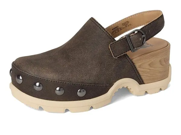 Sorel Roam'n Clog Rvt With Rivet Details And Adjustable Ankle Strap