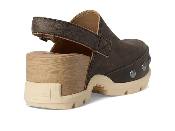Sorel Roam'n Clog Rvt With Rivet Details And Adjustable Ankle Strap