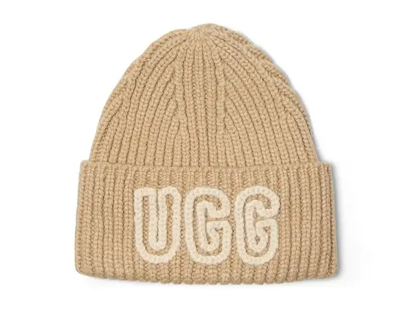 UGG Chunky Rib Beanie - Beige