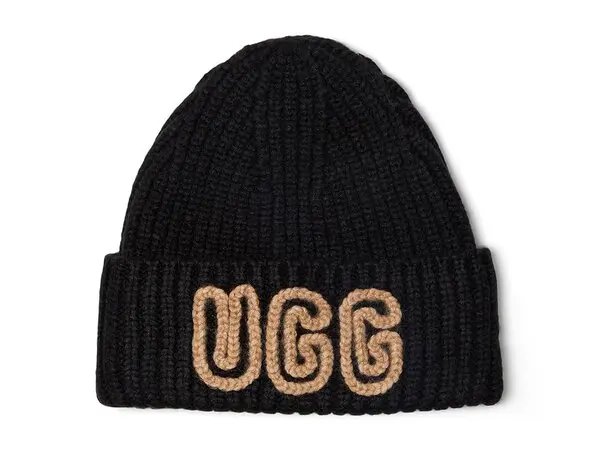 UGG Chunky Rib Beanie - Black