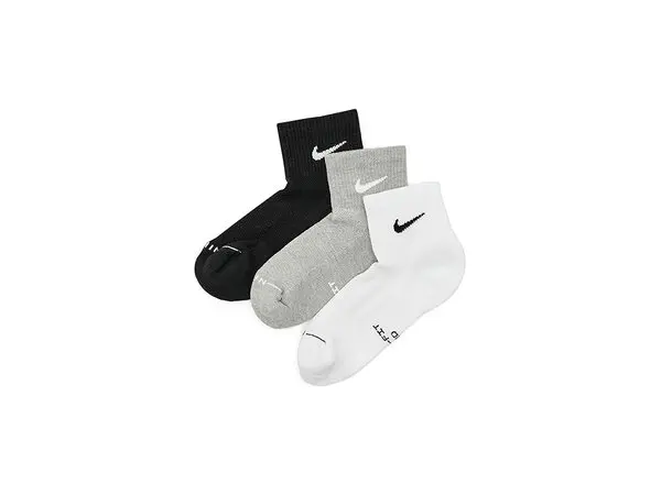 Nike Elevated Ankle Socks 3 Pairs - Black