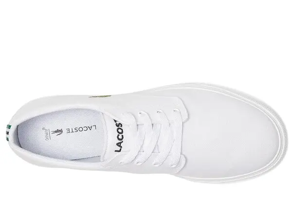 Lacoste Grip Base Canvas Sneakers - White