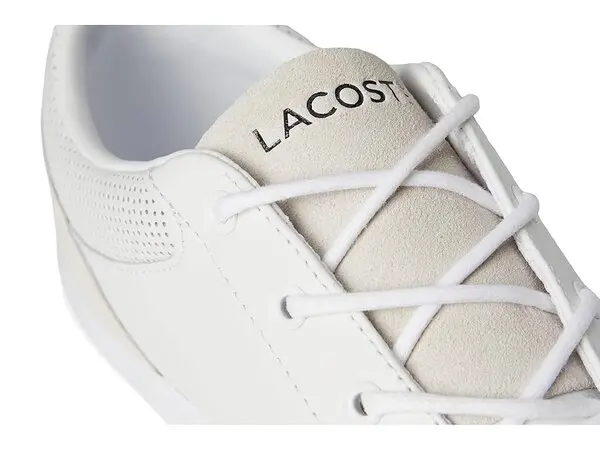 Lacoste Bayliss Leather Lace-up Sneakers - White