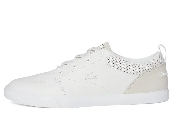 Lacoste Bayliss Leather Lace-up Sneakers - White