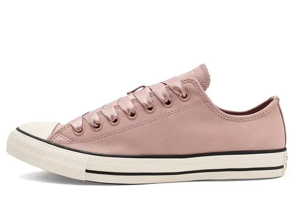 CONVERSE Chuck Taylor All Star Peached Canvas Low Top Lace-up Sneakers - Coral