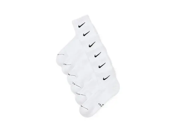 Nike Elevated Ankle Athletic Socks Set Of Six - Multi