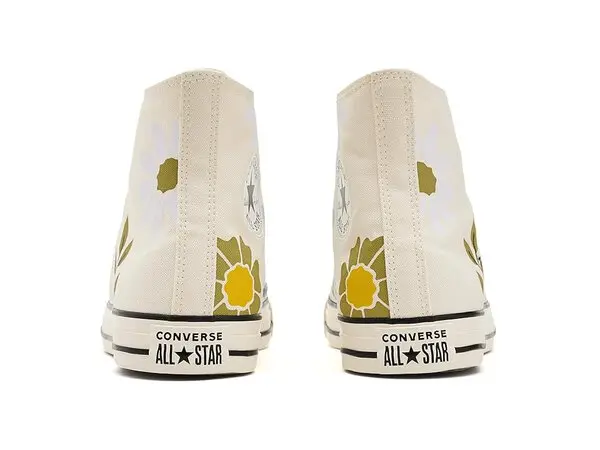 CONVERSE Chuck Taylor All Star Retro Floral High-top Sneakers - White