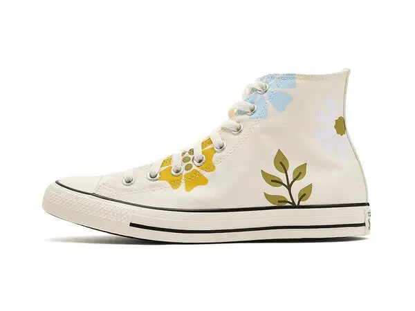 CONVERSE Chuck Taylor All Star Retro Floral High-top Sneakers - White