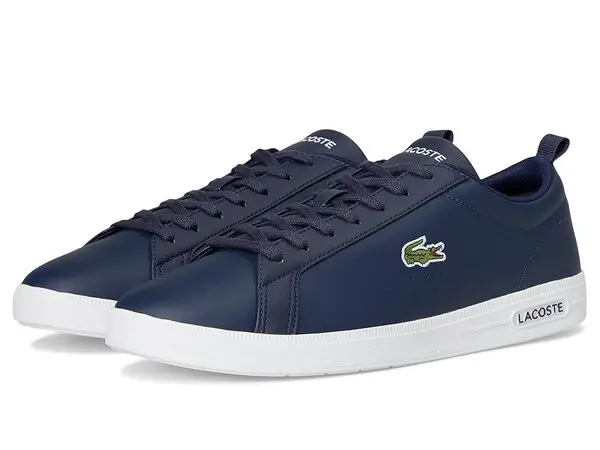 Lacoste Court-inspired Leather Sneakers - Navy