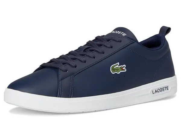 Lacoste Court-inspired Leather Sneakers - Navy