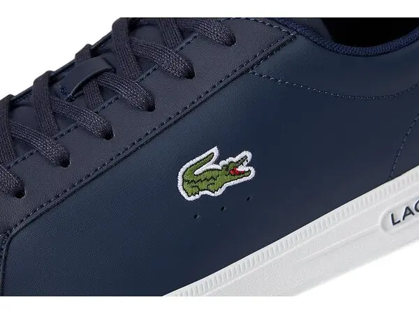 Lacoste Court-inspired Leather Sneakers - Navy