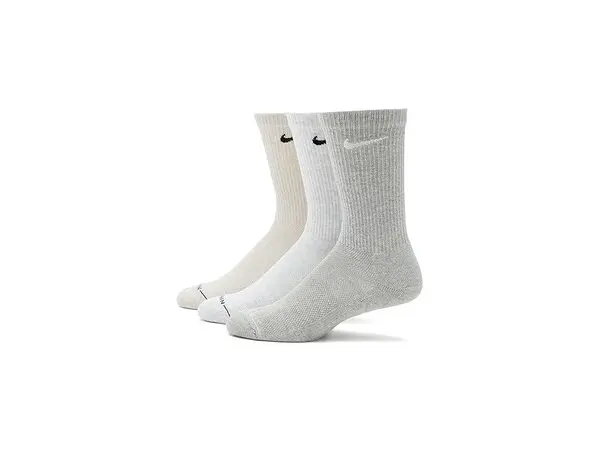 Nike Elevated Crew Socks Set Of Three - Bone