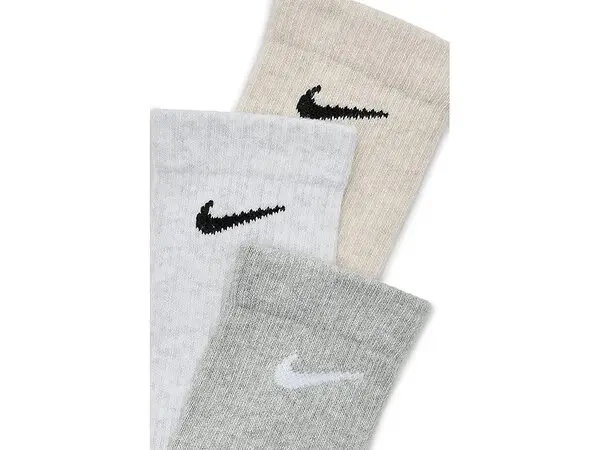 Nike Elevated Crew Socks 3 Pair Set - Bone
