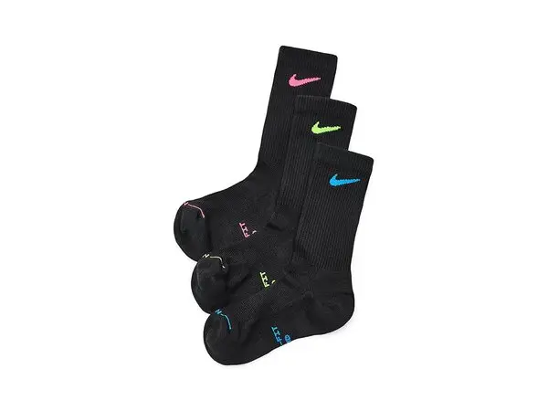 Nike Elevated Crew Socks Set Of Three - Multi