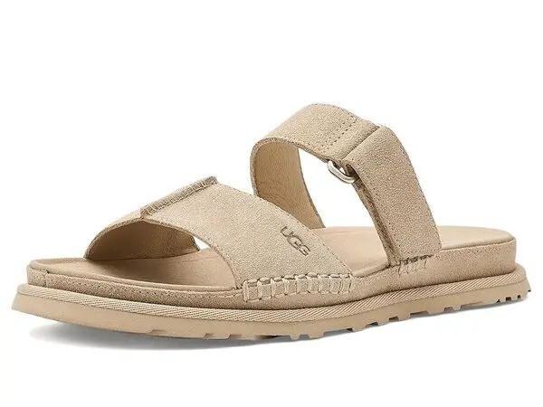 UGG Goldengaze Suede Slides - Mustard Seed