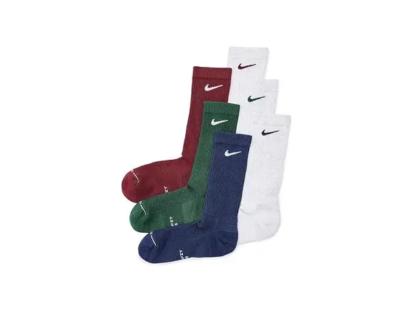 Nike Elevated Crew Socks Set Of Six - Blue