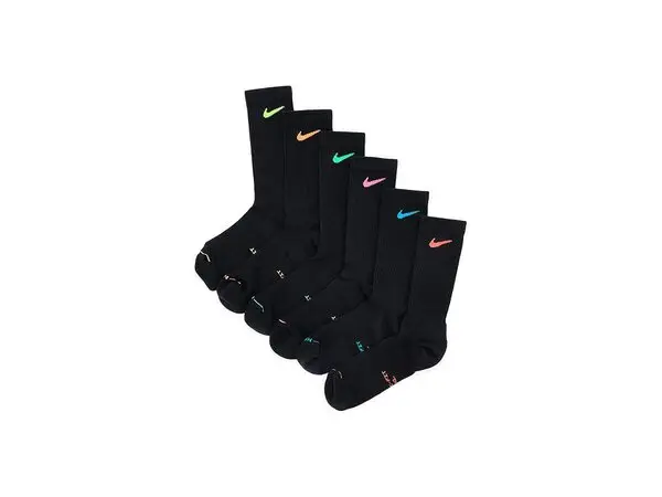 Nike Elevated Crew Socks 6 Pairs - Multi