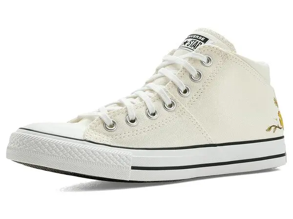 CONVERSE Chuck Taylor All Star Madison Retro Flowers High Top Sneakers - White