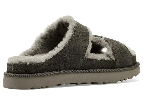 UGG Greenport Cross Strap Slide Slipper - Gray