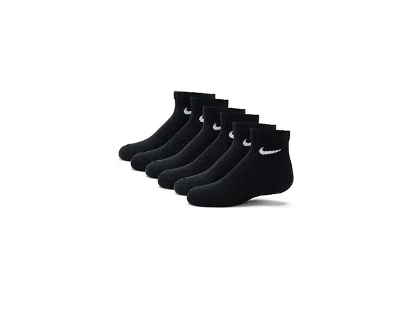 Nike Everyday Cushion Ankle Training Socks 6-pair Pack - Black/white
