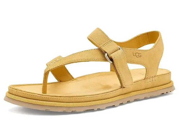 UGG Goldengaze Toe Post Sandals - Bone