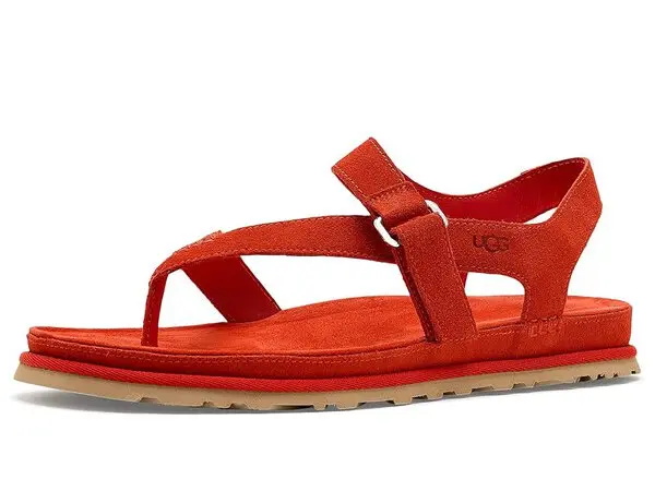 UGG Goldengaze Toe Post Sandals - Red