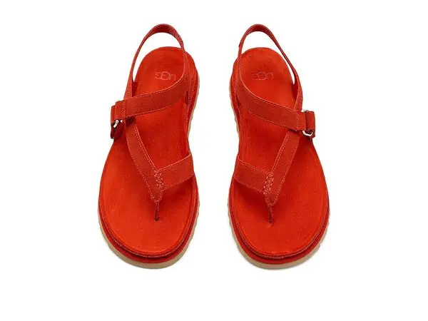 UGG Goldengaze Toe Post Sandals - Red