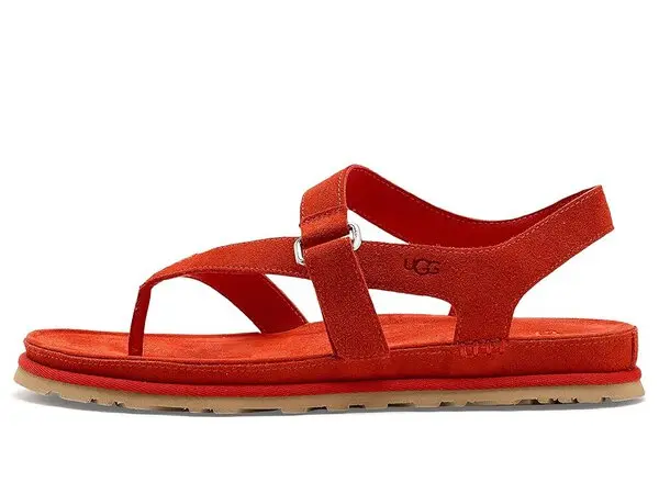 UGG Goldengaze Toe Post Sandals - Red