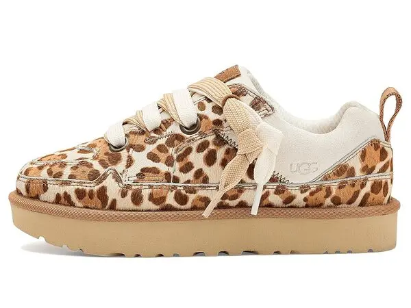UGG Lo Lowmel Plains Leopard Print Lace-up Sneakers - Animal Print
