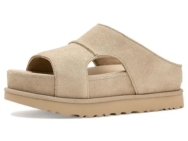 UGG Goldenstar Hi Cutout Slide Sandals - Bone