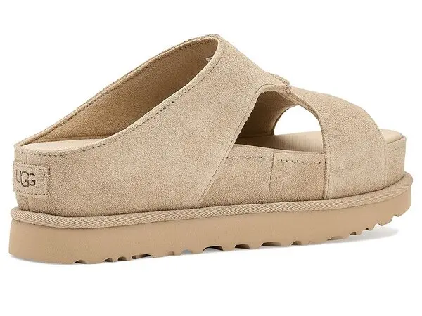 UGG Goldenstar Hi Cutout Slide Sandals - Bone