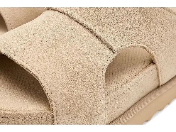 UGG Goldenstar Hi Cutout Slide Sandals - Bone