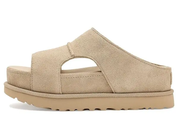 UGG Goldenstar Hi Cutout Slide Sandals - Bone