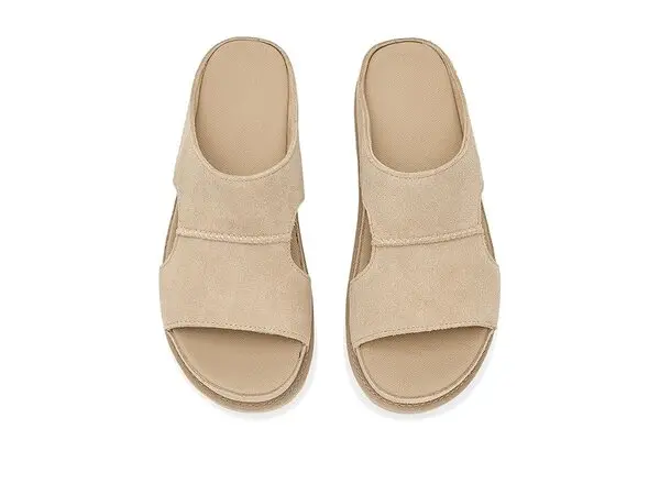 UGG Goldenstar Hi Cutout Slide Sandals - Bone