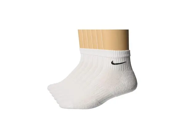Nike Everyday Cushion Ankle Training Socks 6-pair Pack - White