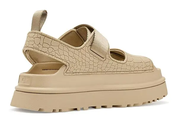 UGG Goldenglow Embossed Sandals - Taupe
