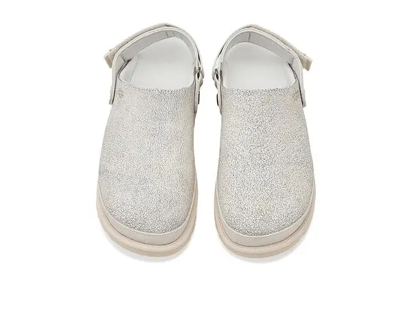 UGG Goldenstar Crackle Clogs Textured Leather Slip-ons