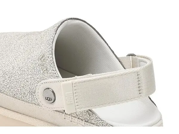 UGG Goldenstar Crackle Clogs Textured Leather Slip-ons