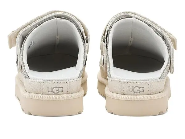 UGG Goldenstar Crackle Clogs Textured Leather Slip-ons